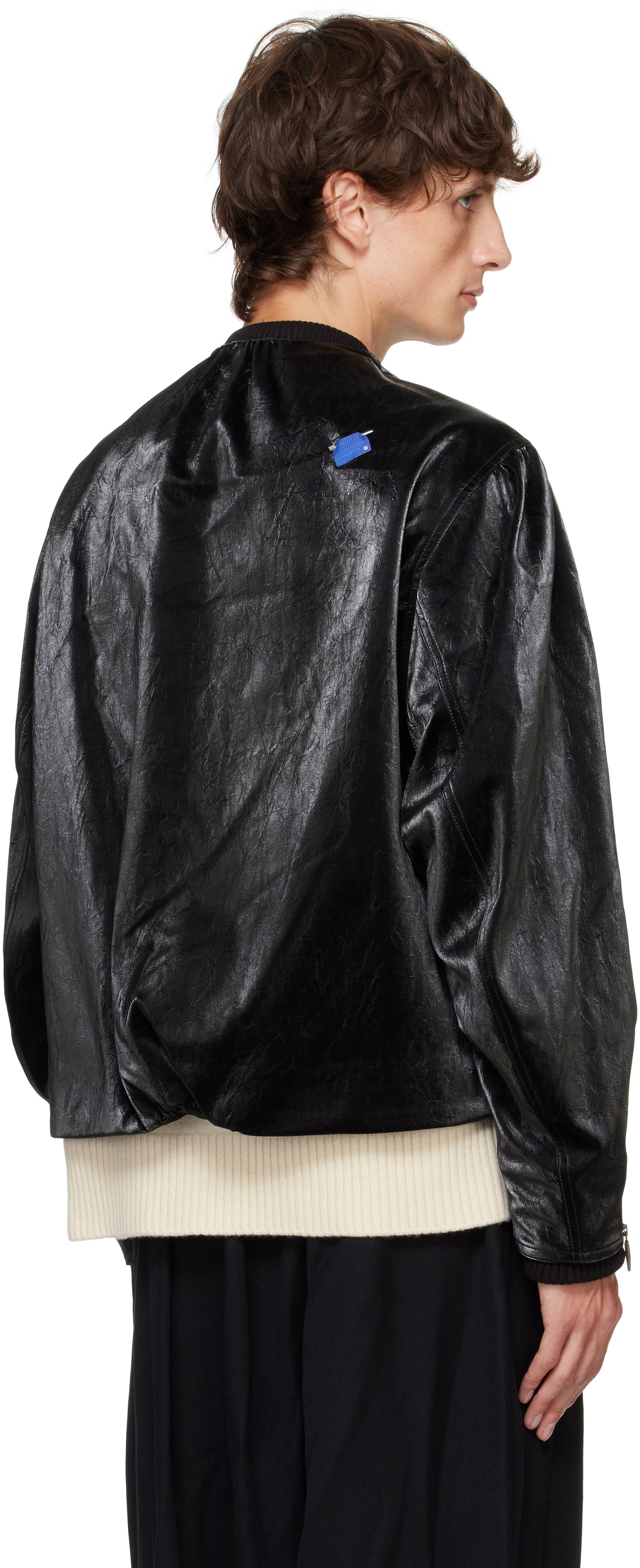 ADER error Black Product. 21 Faux-Leather Jacket ADER error