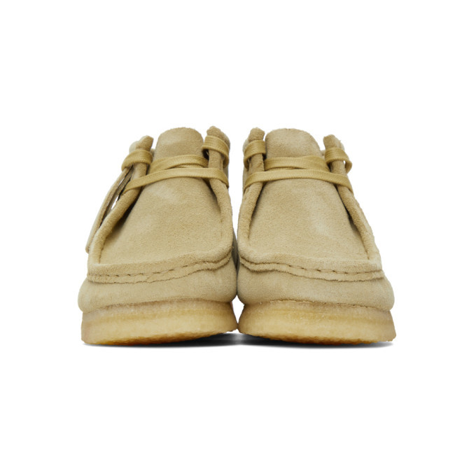 Clarks Originals Beige Suede Wallabee Boots Clarks Originals
