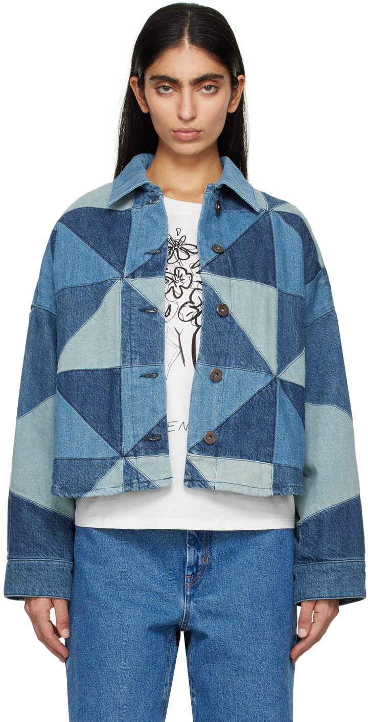 Weekend Max Mara Blue Azulene Denim Jacket Weekend Max Mara