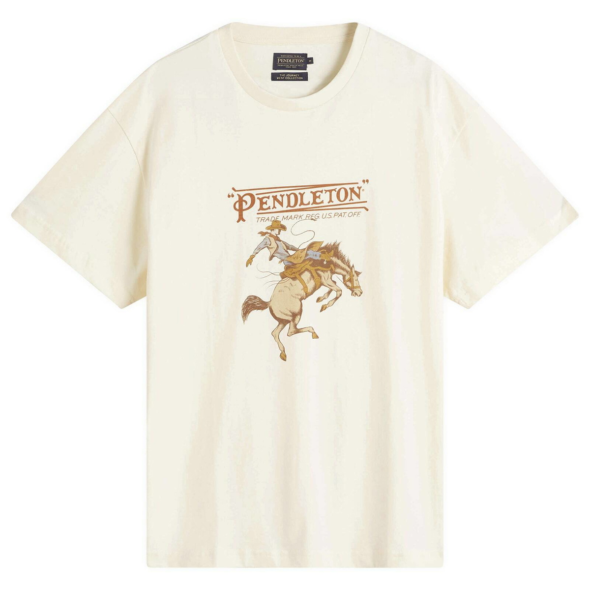 Pendleton Men's Rodeo T-Shirt in White Pendleton
