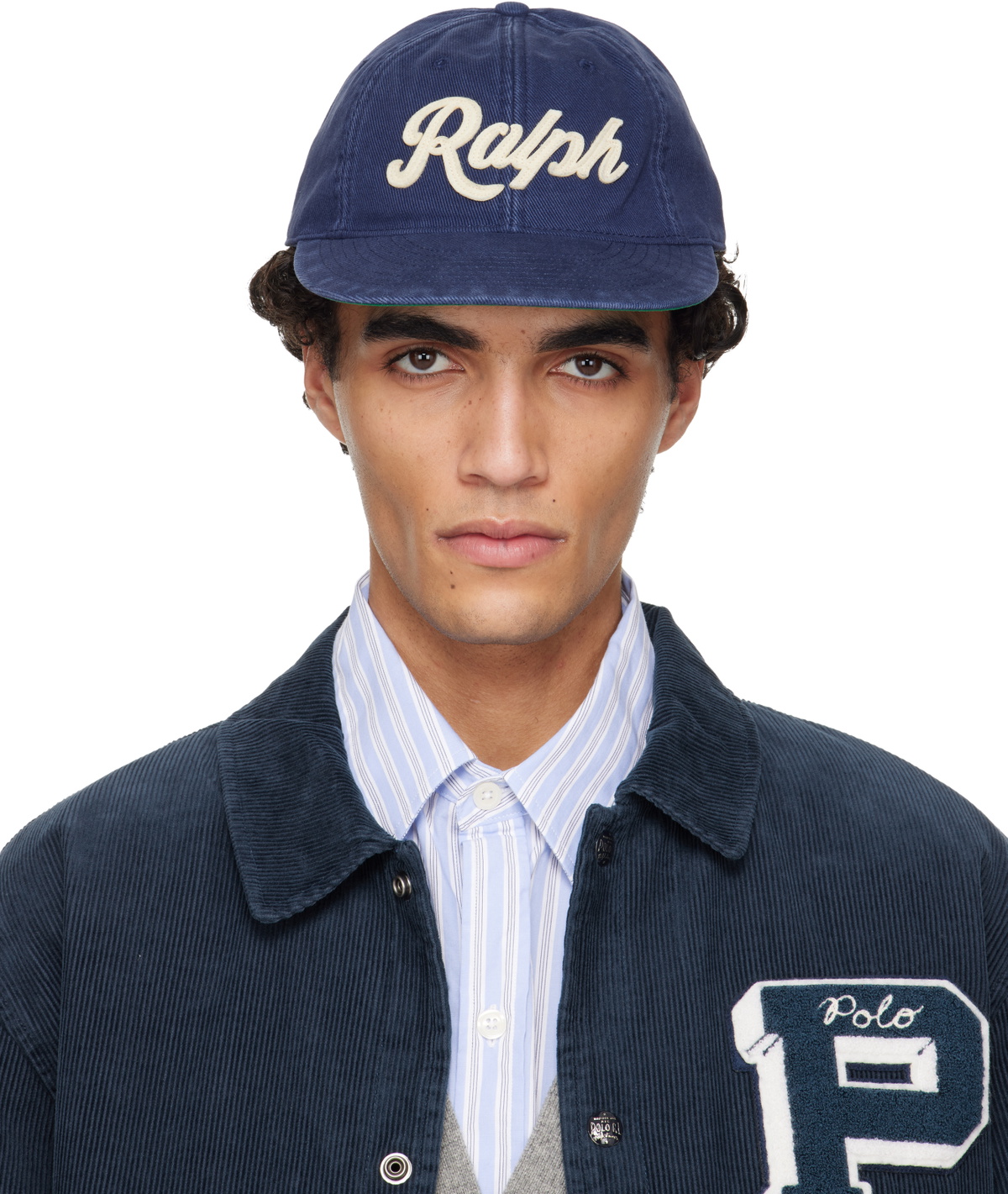 Polo Ralph Lauren Navy 'The Ralph' Logo Twill Ball Cap Polo Ralph Lauren