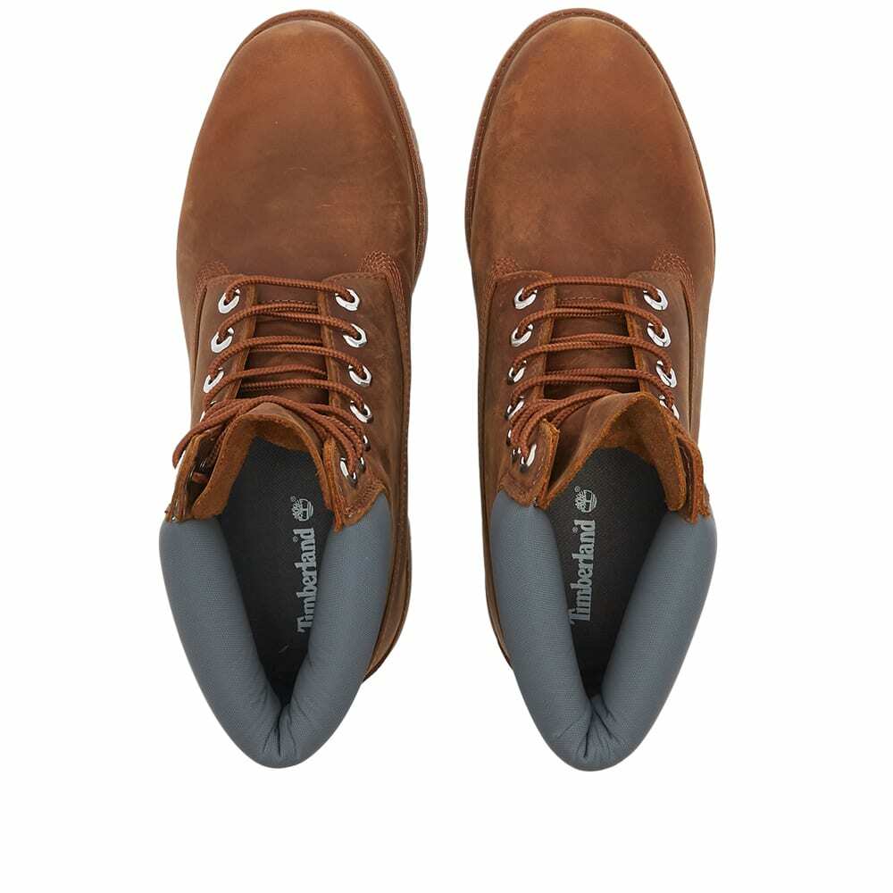 Timberland Men's Premium 6" Waterproof Boot in Rust Full Grain Timberland