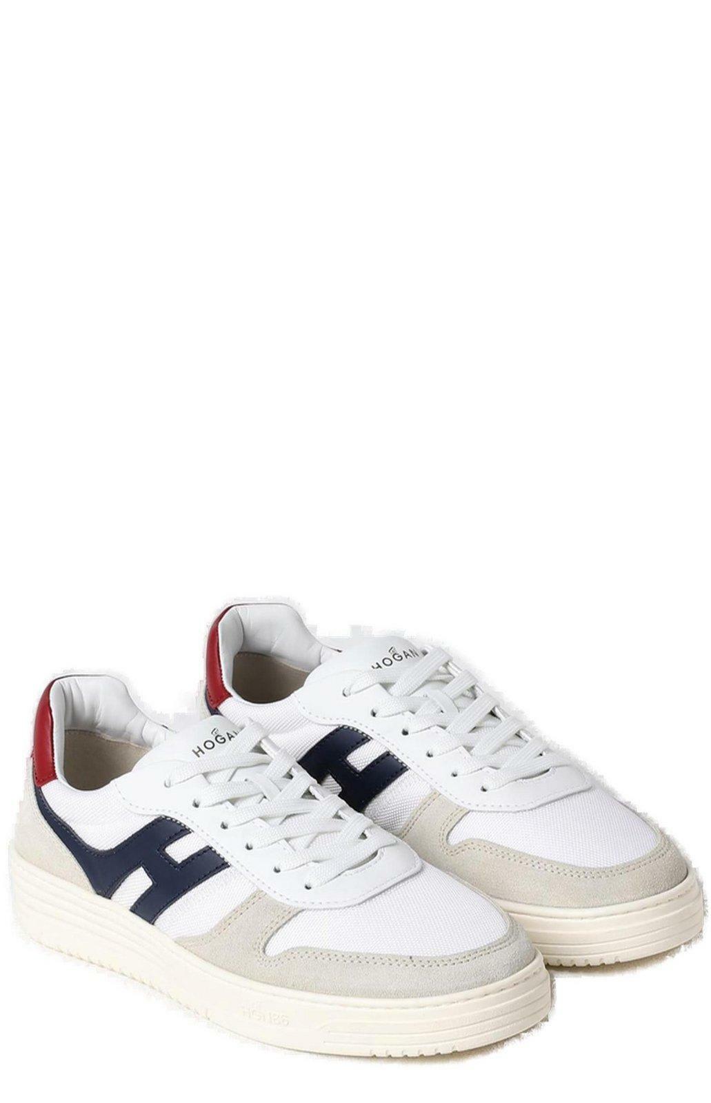Hogan H630 Logo Patch Lace-up Sneakers Hogan
