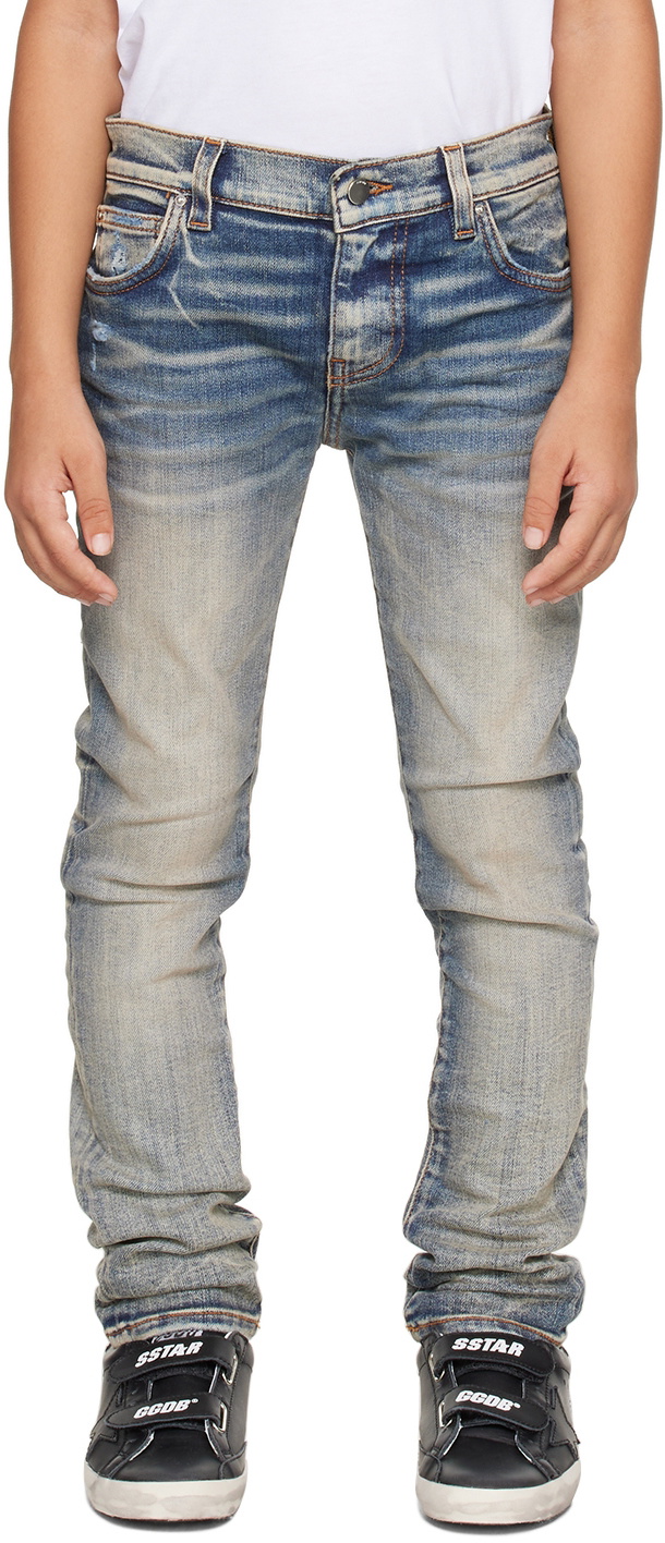 AMIRI Kids Blue Stack Jeans Amiri