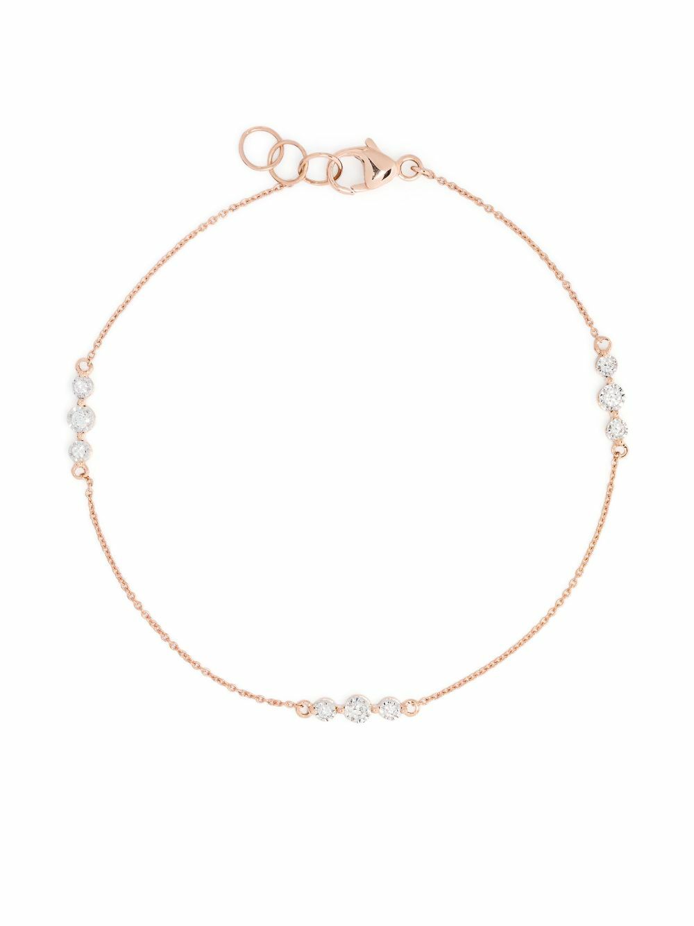 Dana Rebecca Designs 14K Rose Gold Ava Bea Trio Station Diamond ...