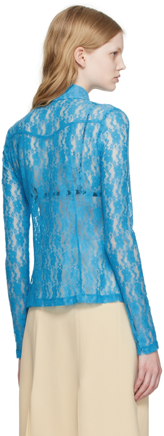 Maiden Name Blue Alaina Shirt Maiden Name