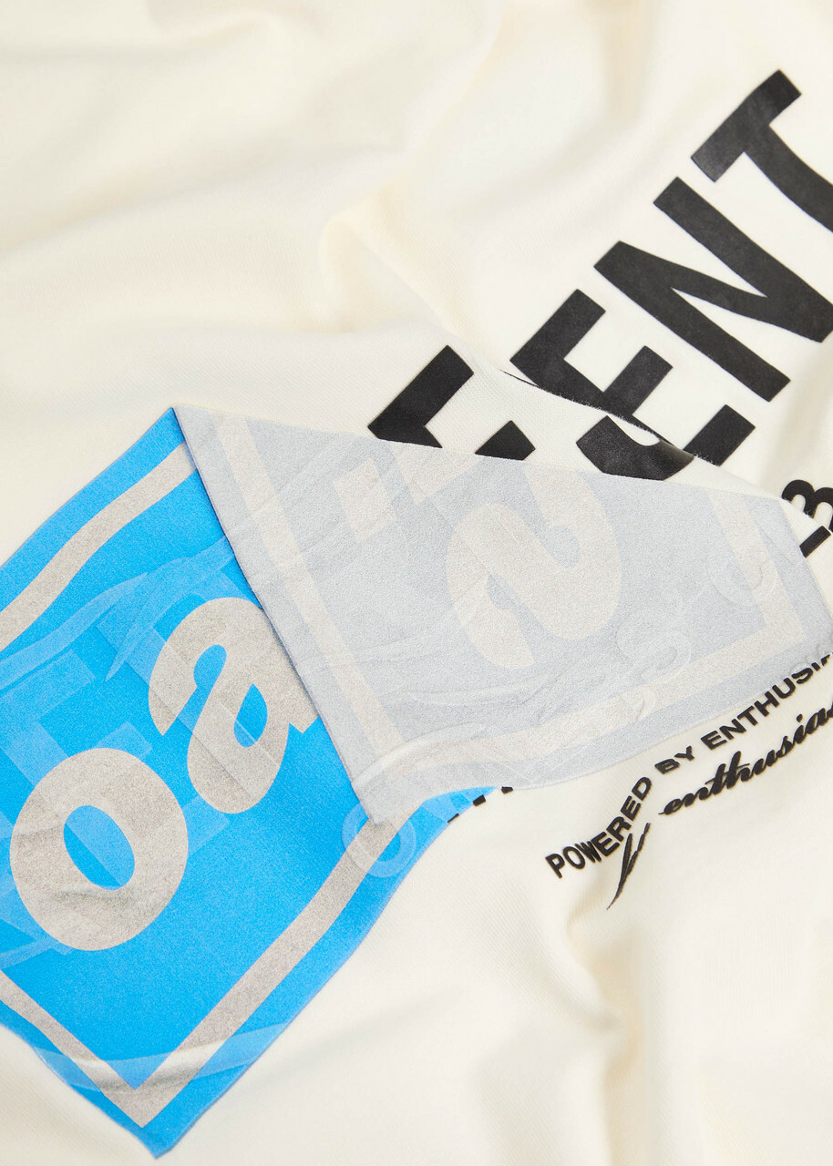 Represent X Oasis Owners Club Cotton T-shirt White Represent