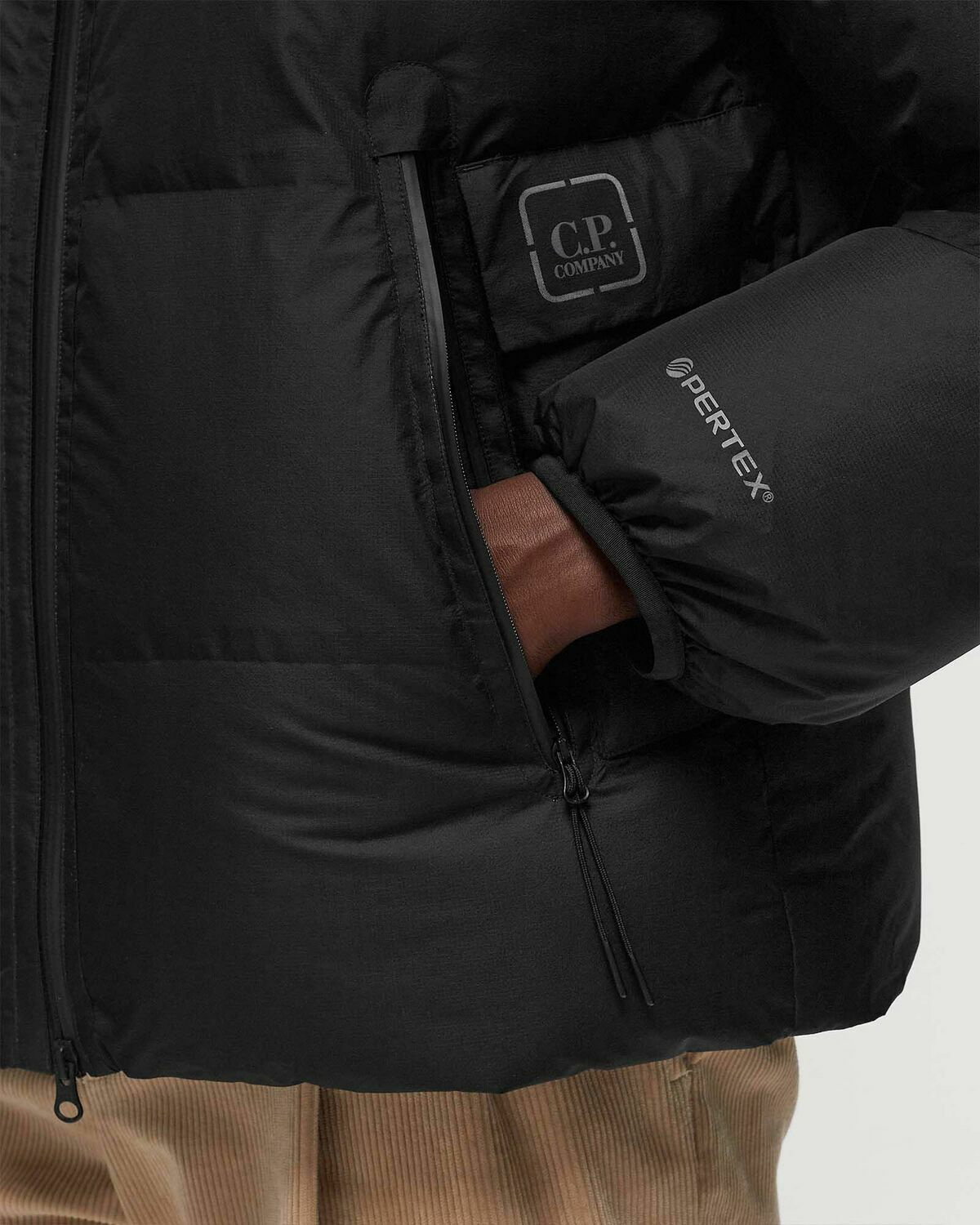 C.P. Company Metropolis Series Pertex Hooded Down Jacket Black Down & Puffer Jackets C.P. Company