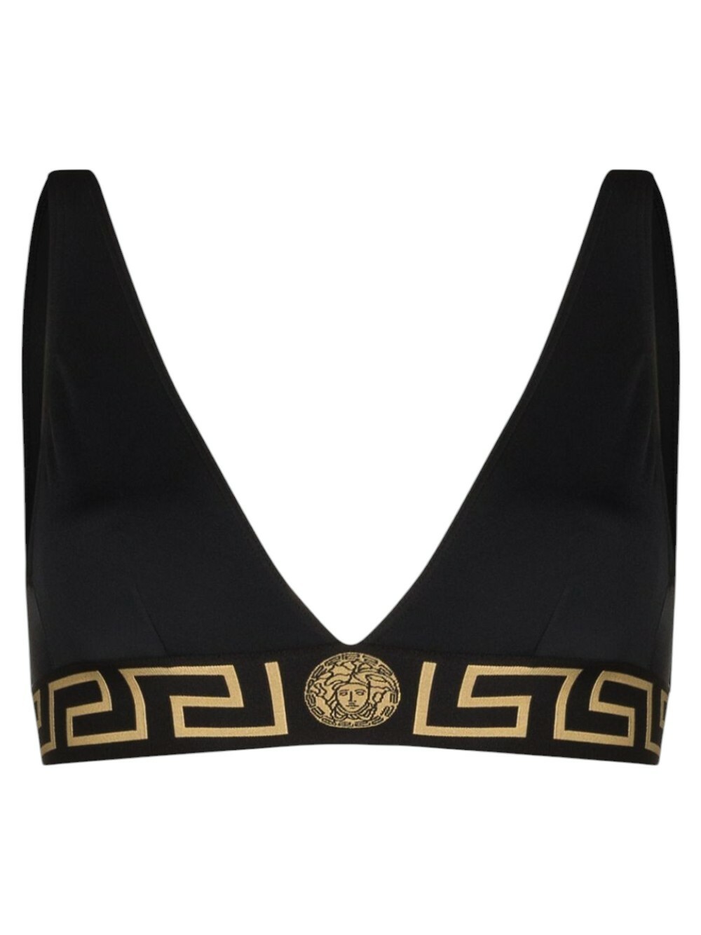 Versace Greca Border Triangle Bikini Top Versace