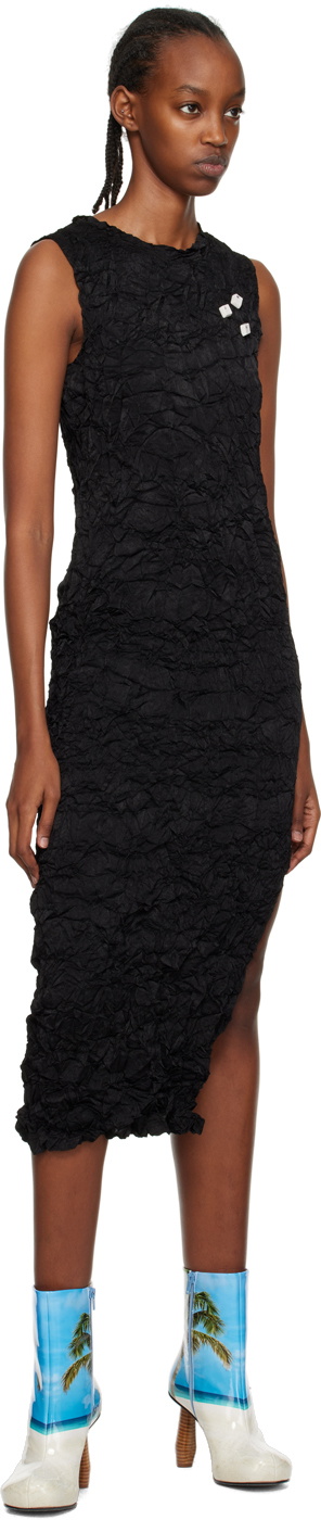 JW Anderson Black Keyboard Maxi Dress JW Anderson