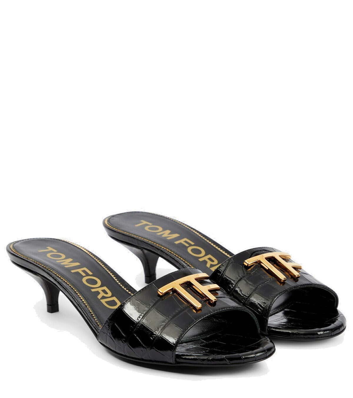 Tom Ford TF croc-effect leather mules TOM FORD