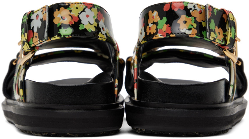 Marni Black Fussbett Sandals Marni