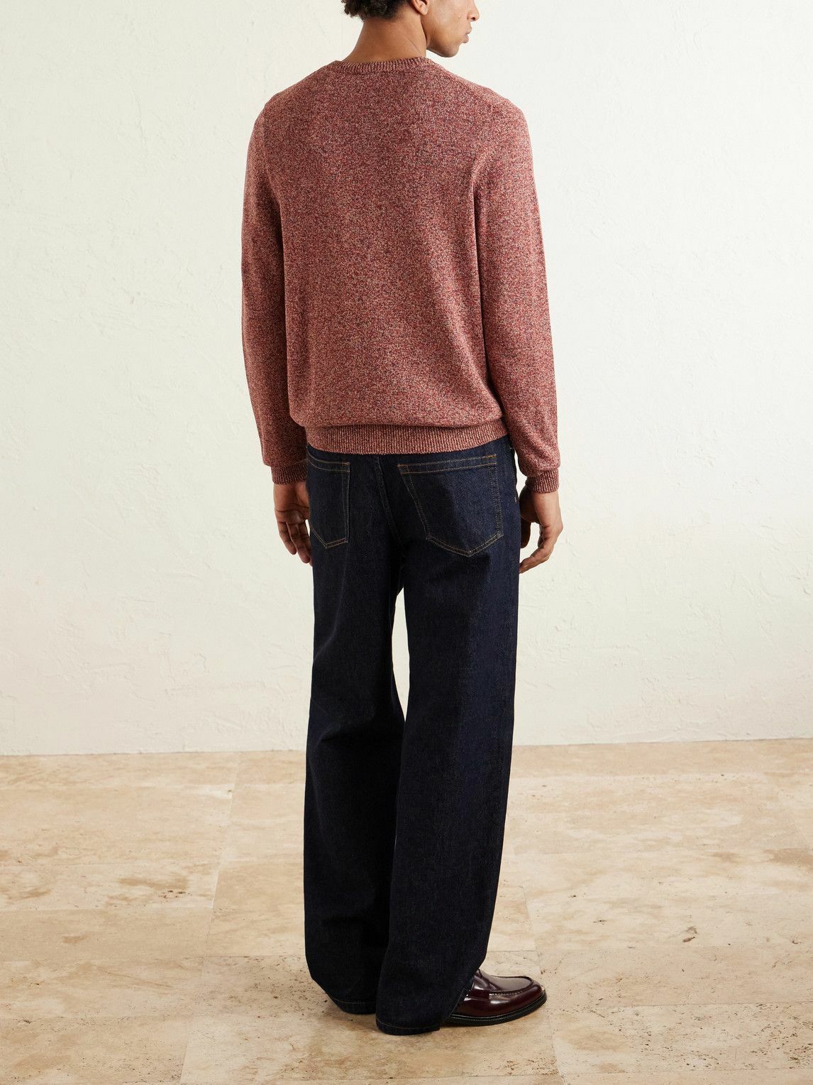 Inis Meáin - Linen and Cotton-Blend Sweater - Brown Inis Meáin