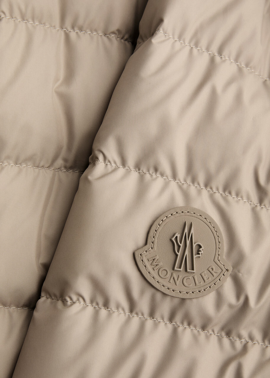 Moncler Bourdon Quilted Shell Jacket Beige Moncler