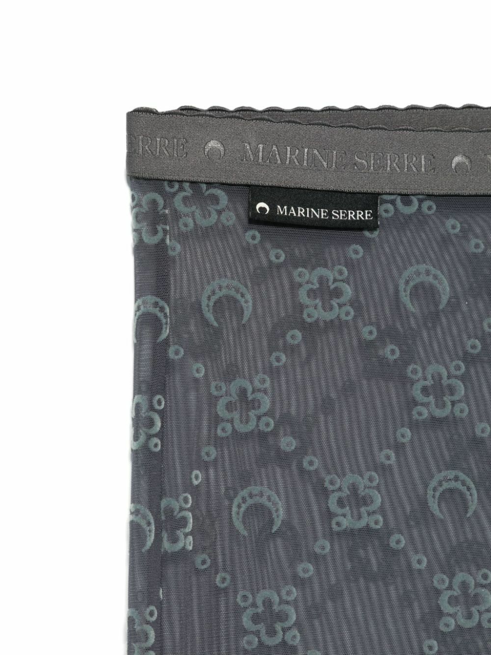 Marine Serre Moonogram-Pattern Tights Marine Serre