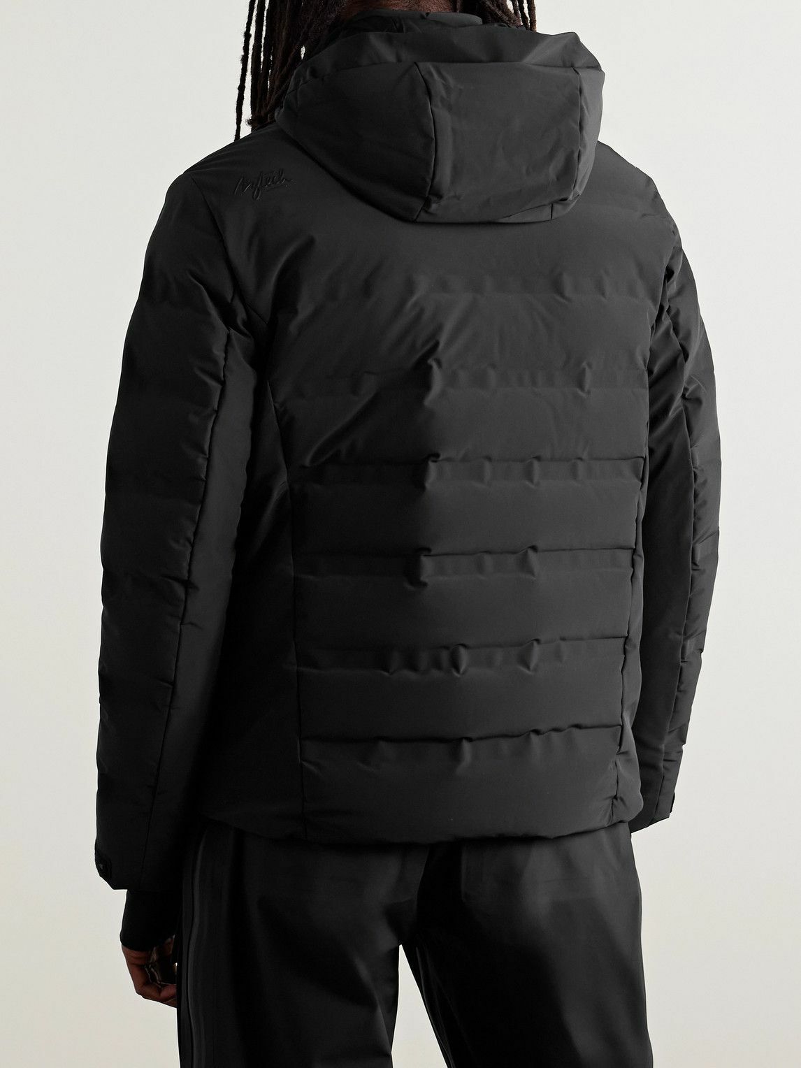 Aztech Mountain - Nuke Suit Quilted Hooded Down Ski Jacket - Black ...