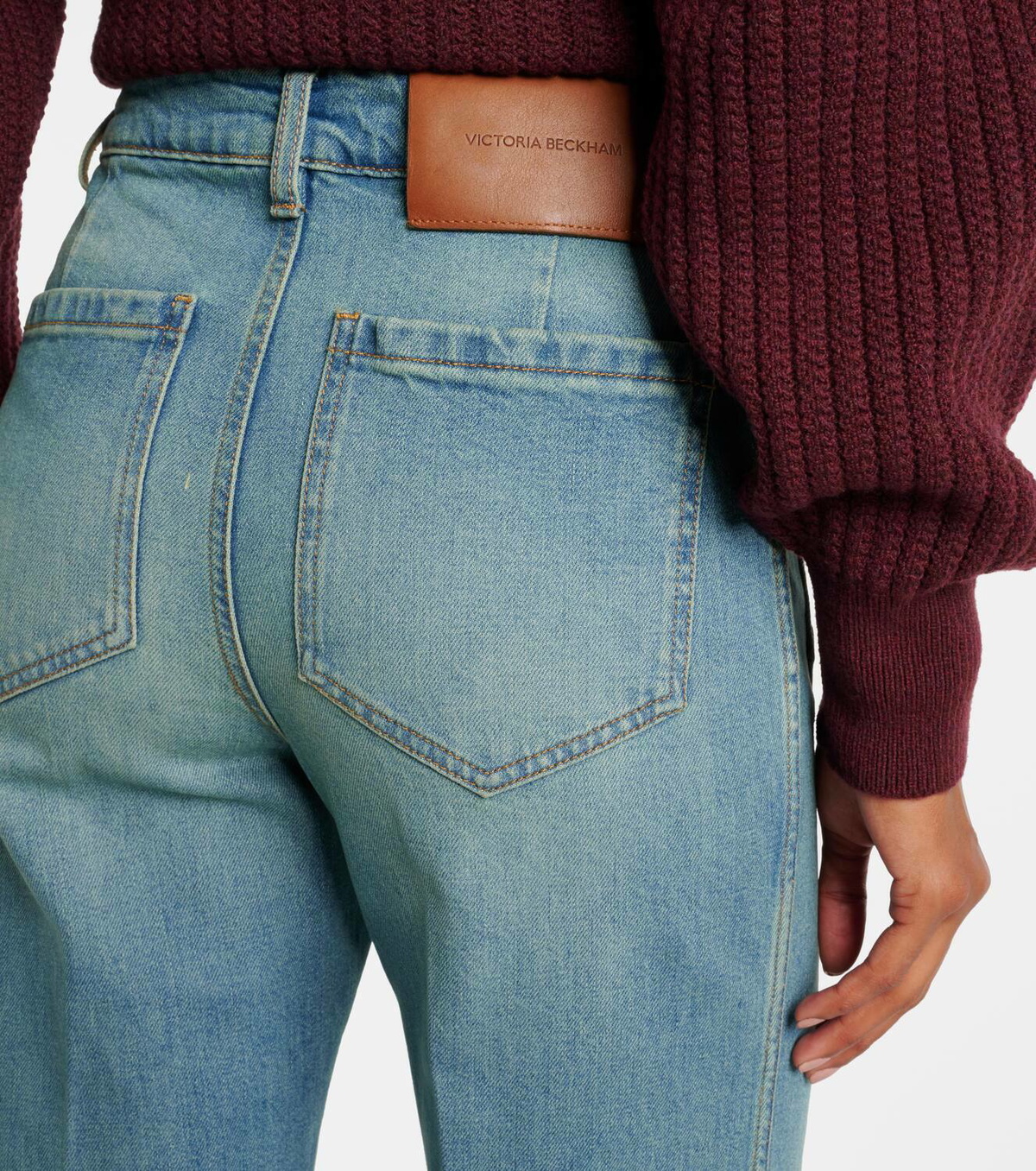 Victoria Beckham Alina high-rise wide-leg jeans Victoria Beckham
