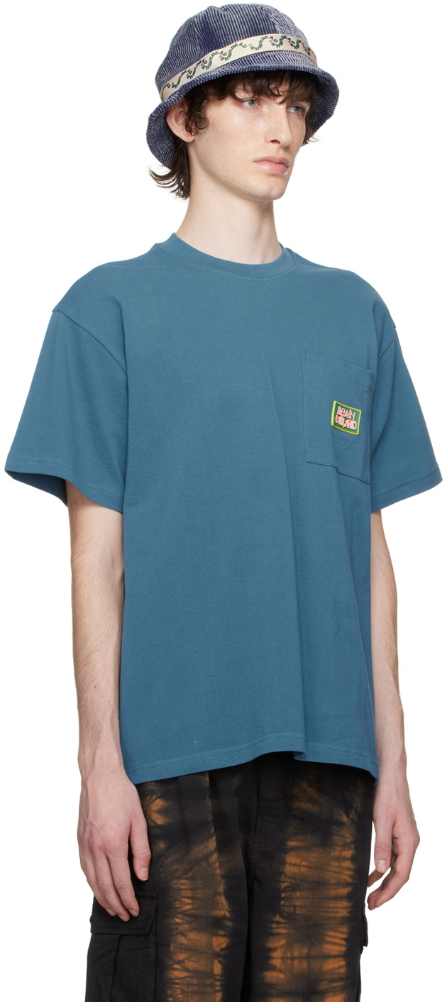 Brain Dead Blue Tubes T-Shirt Brain Dead