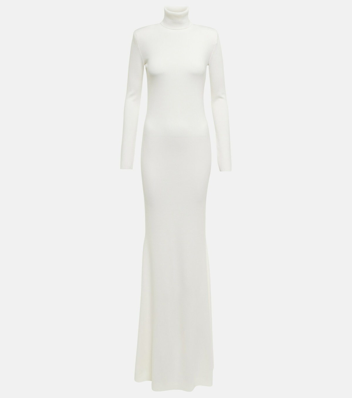 Saint Laurent - high-neck wool maxi dress Saint Laurent