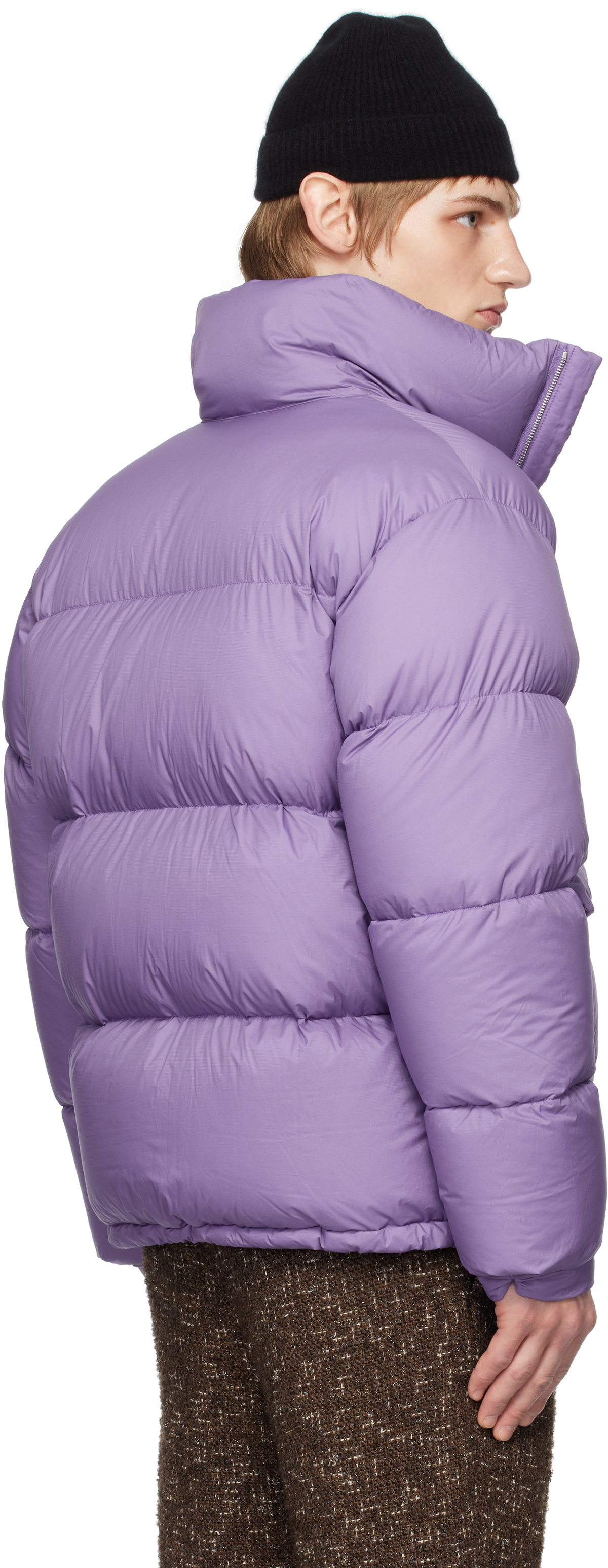 AURALEE Purple Super Light Nylon Ripstop Down Jacket Auralee AURALEE Purple Super Light Nylon Ripstop Down Jacket Auralee