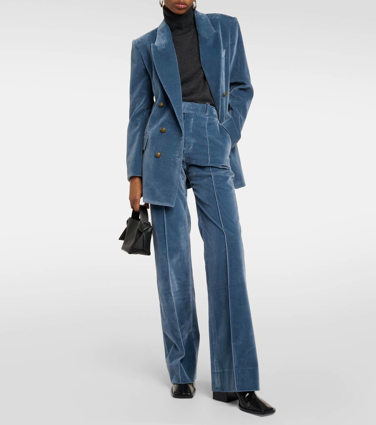Frame The Slim Stacked velvet pants Frame Denim