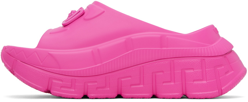 Versace Pink Medusa '95 Platform Sandals Versace