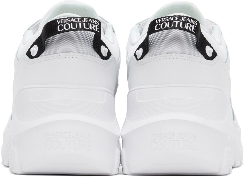 Versace Jeans Couture White Speedtrack Sneakers Versace