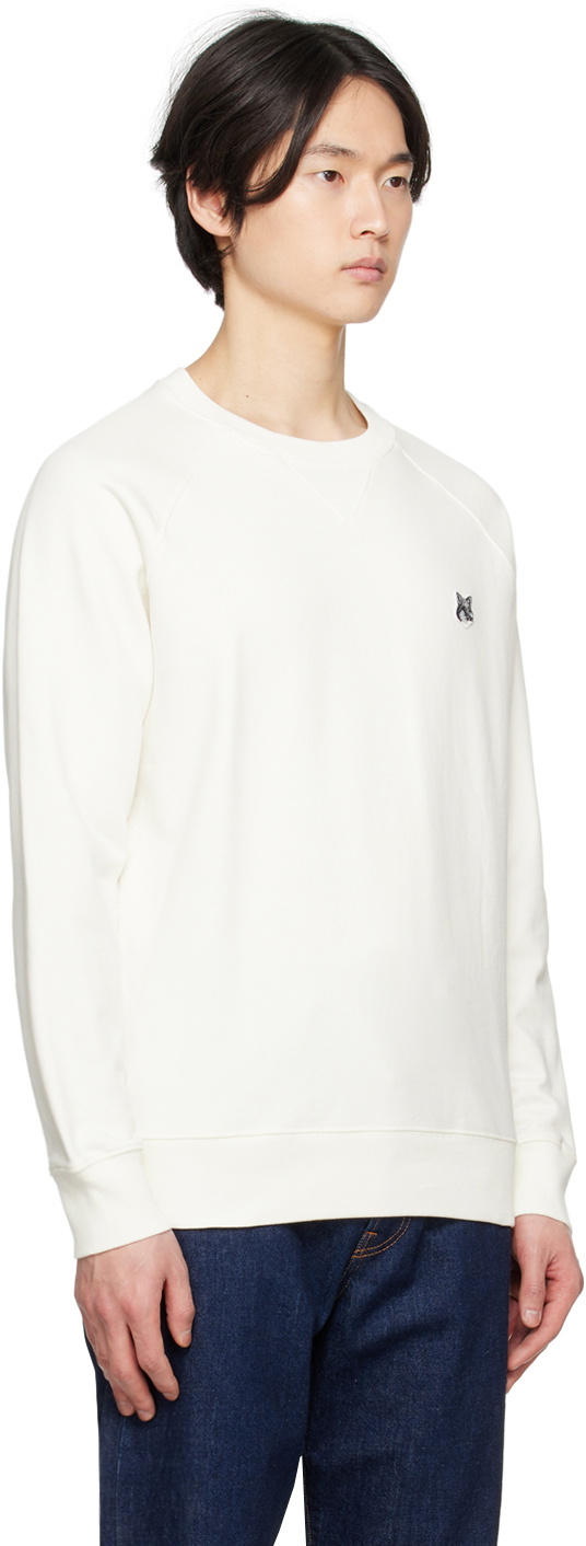 Maison Kitsuné Off-White Fox Head Sweatshirt Maison Kitsune