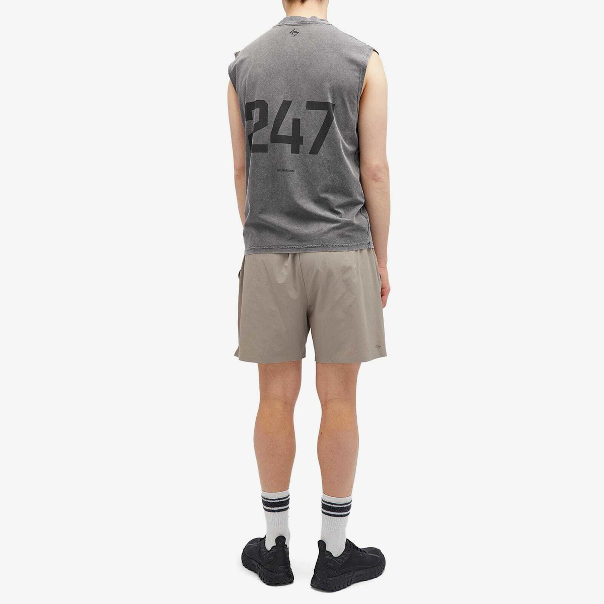 Represent Men's 247 Oversize Tank in Pewter Represent