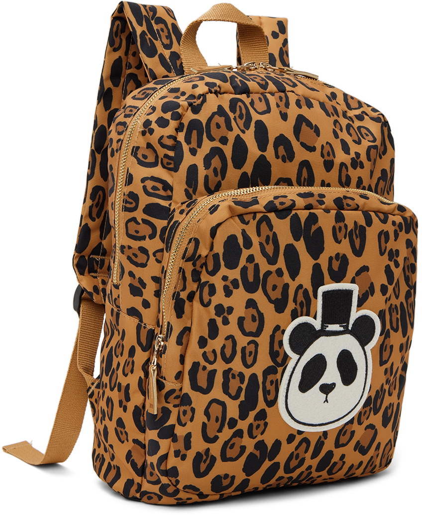 Mini Rodini Kids Beige Panda Backpack Mini Rodini