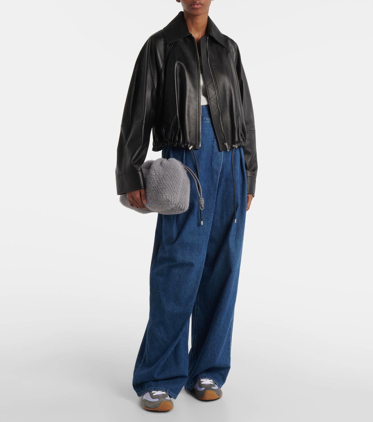 Loewe Ballet Runner 2.0 suede-trimmed sneakers Loewe