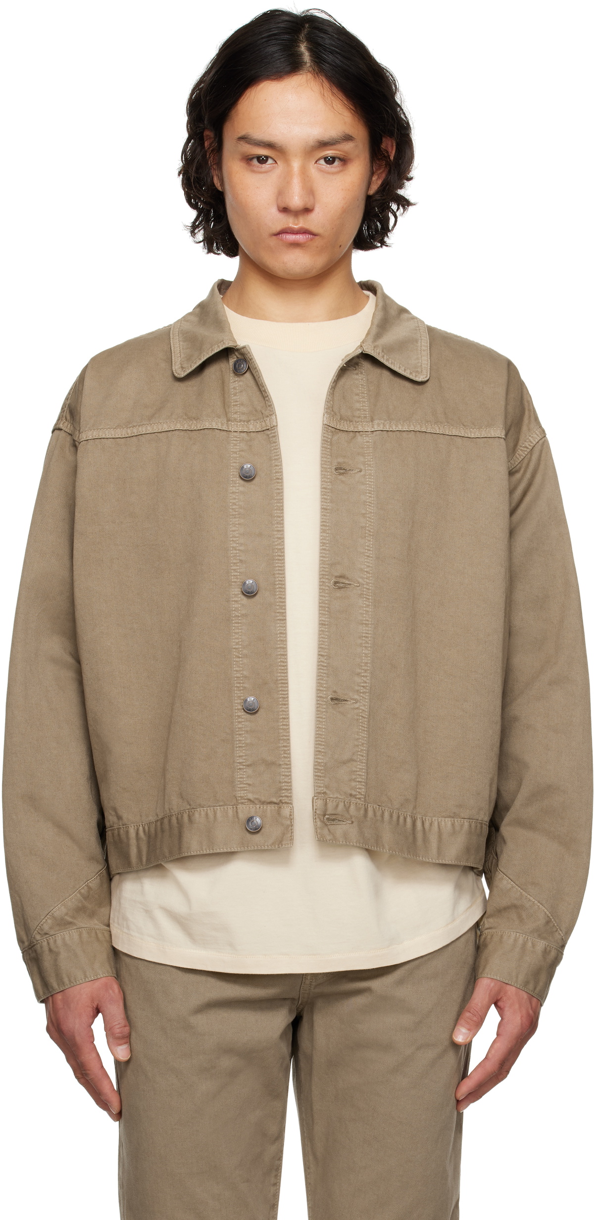 The Row Taupe Marcus Jacket The Row