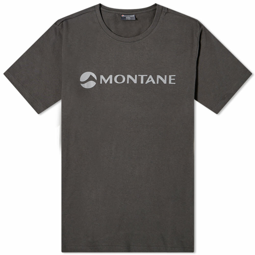 Montane Men's Mono Logo T-Shirt in Charcoal Montane