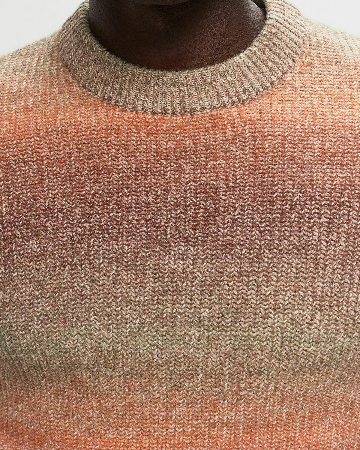 Butter Goods Beams Knit Sweater Brown/Orange Pullovers Butter Goods