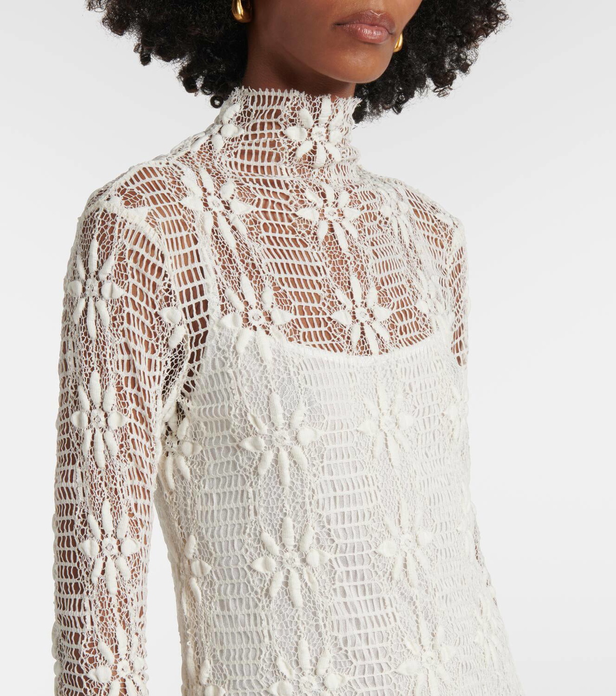 Ulla Johnson Talia floral cotton-blend lace maxi dress Ulla Johnson