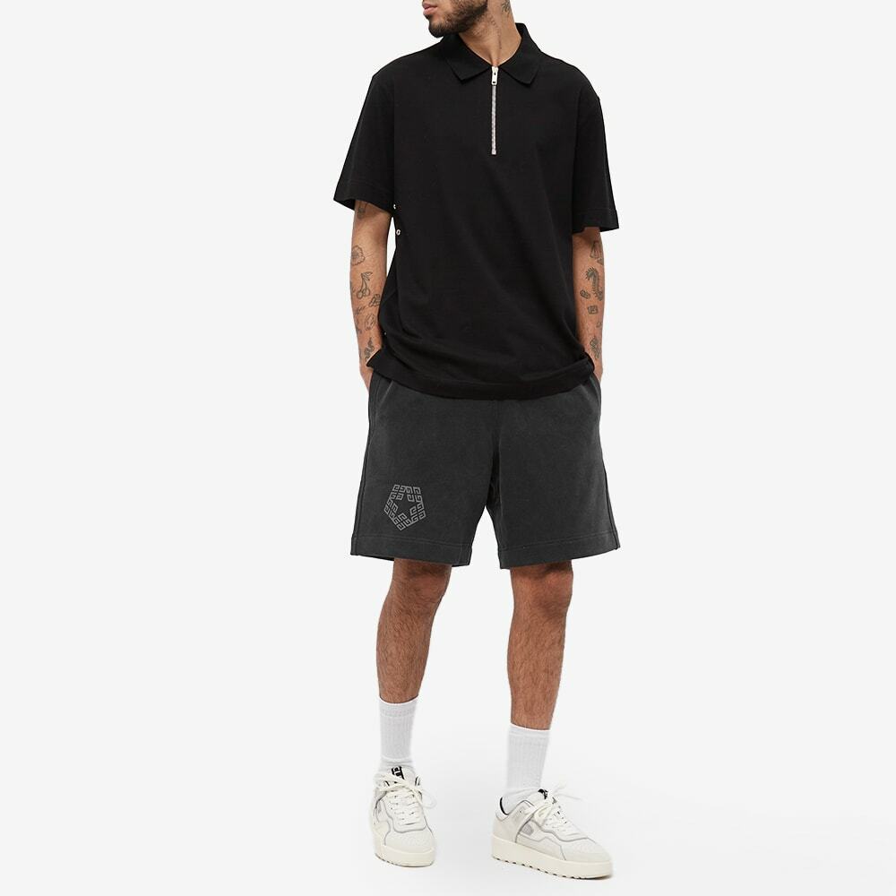 Givenchy Men's 4G Star Logo Sweat Short in Grey Givenchy