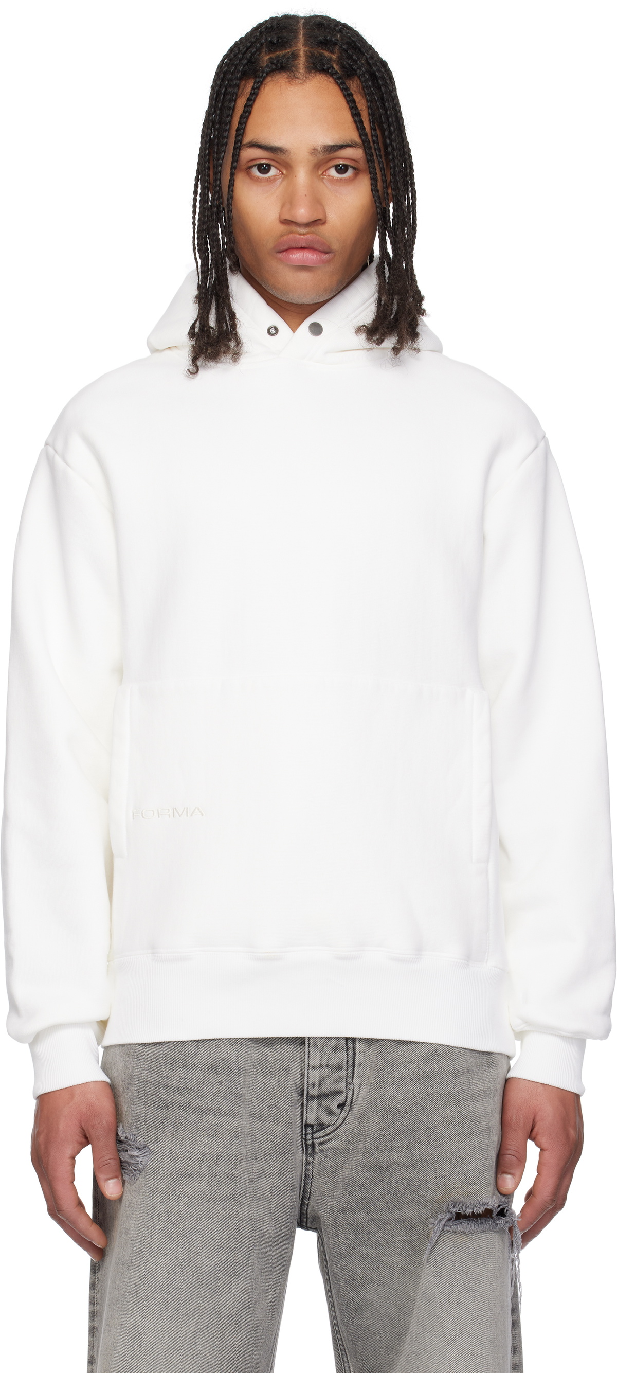 FORMA White Classic Hoodie Forma