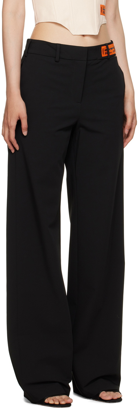 Heron Preston Black Open Side Trousers Heron Preston