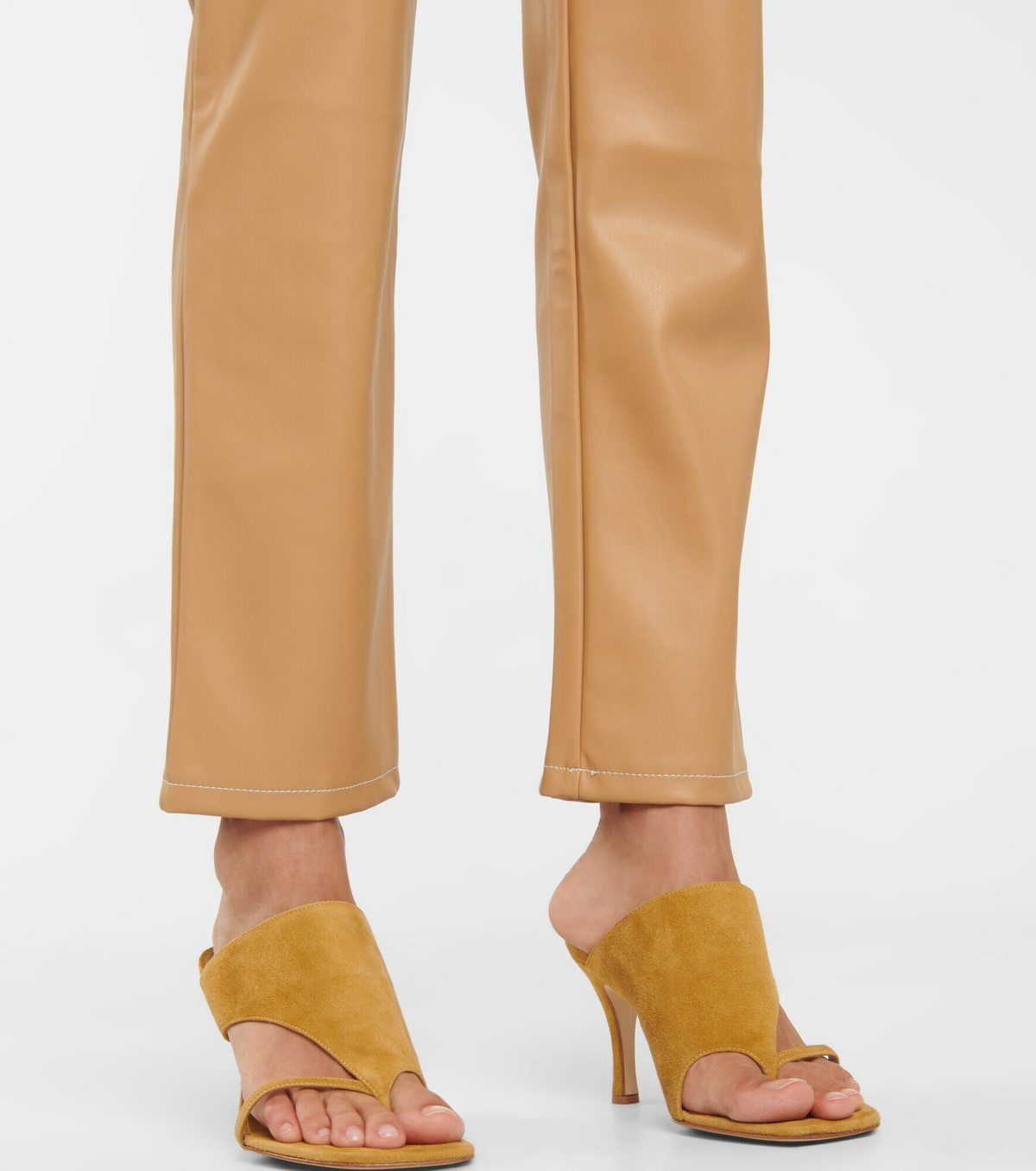 Staud - Elliot faux leather straight pants Staud