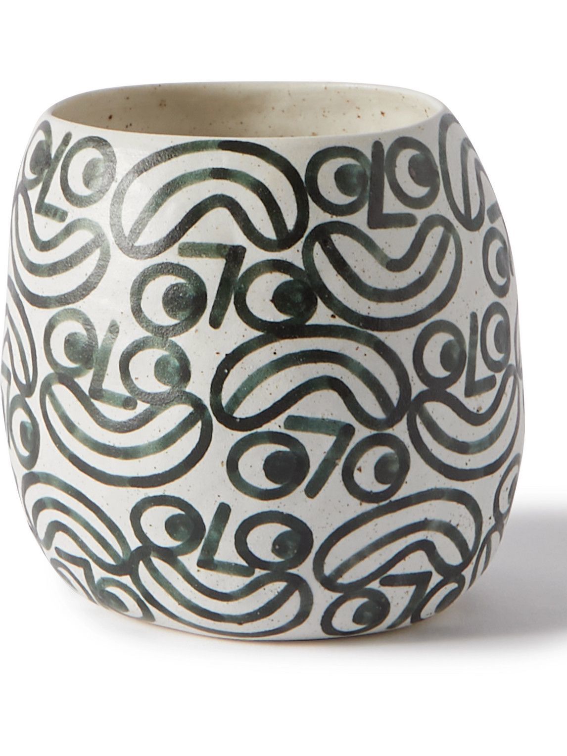 Rittle King - Smile Medium Painted Porcelain Plant Pot