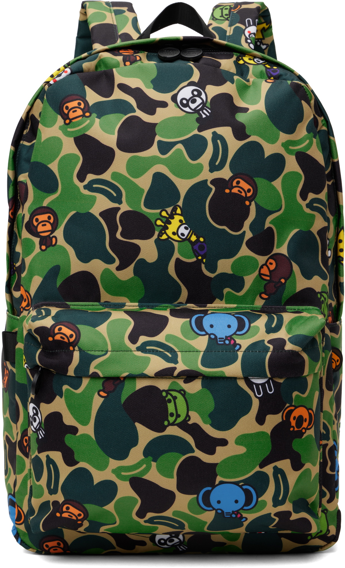 BAPE Khaki Baby Milo Large Backpack A Bathing Ape