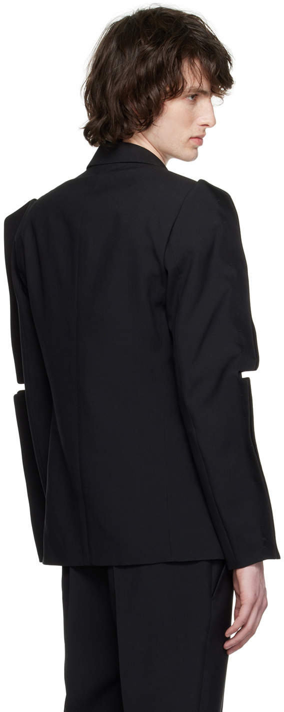 Walter Van Beirendonck Black Icarus Blazer Walter Van Beirendonck