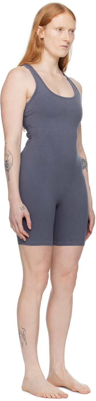 SKIMS Blue Outdoor Mid Thigh Jumpsuit SKIMS