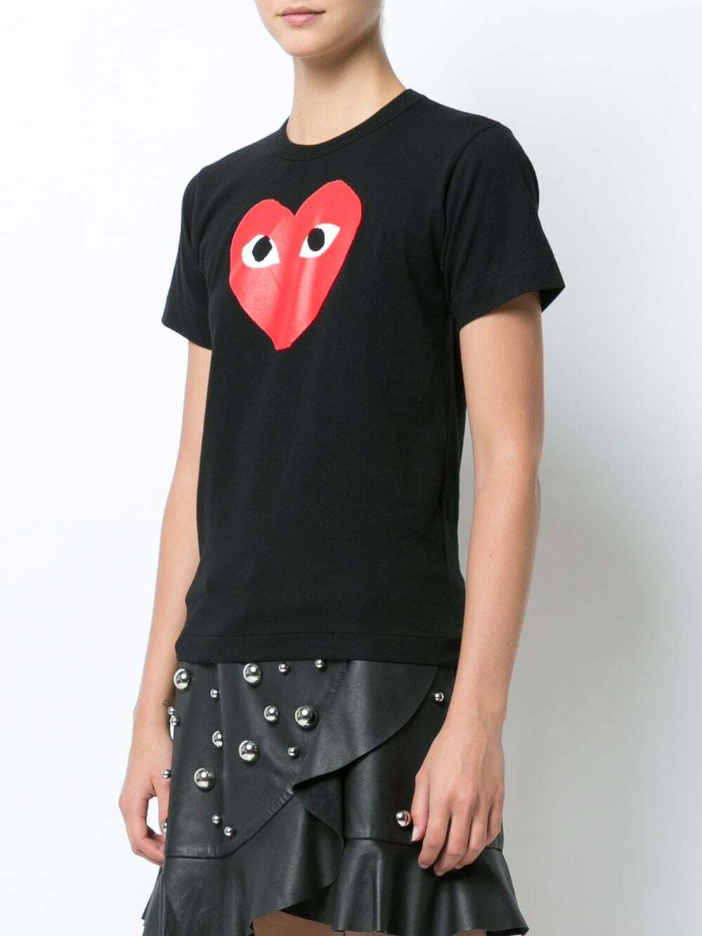 COMME DES GARCONS PLAY - Logo Cotton T-shirt Comme des Garcons Play