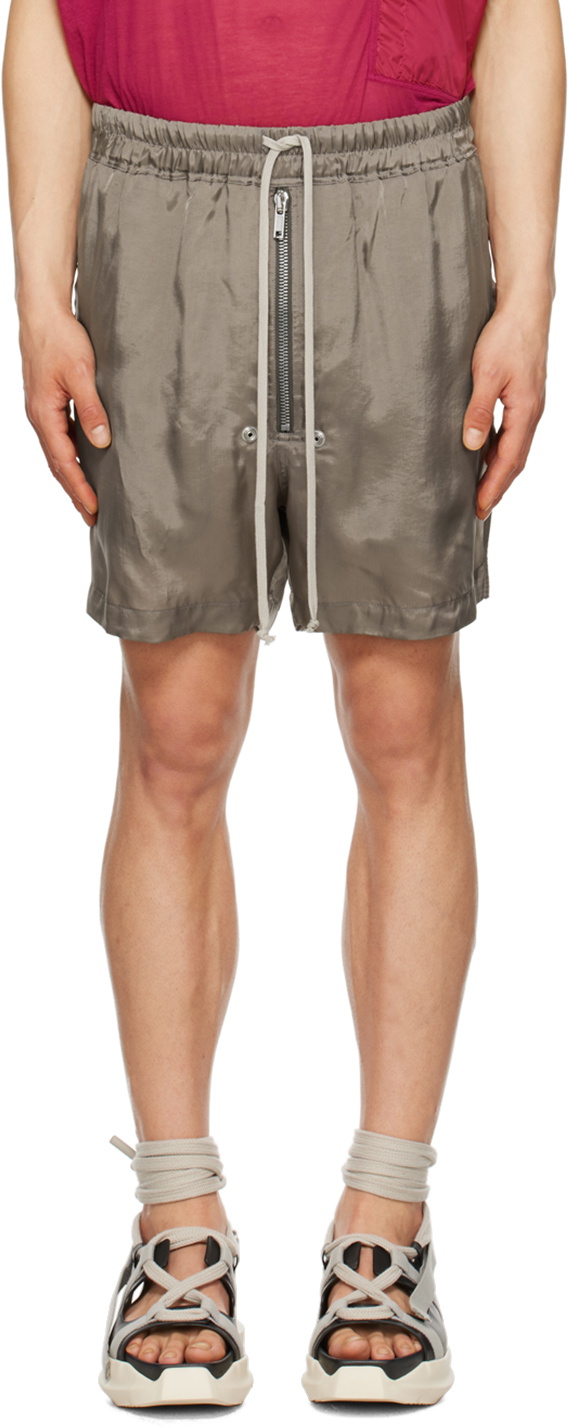 Rick Owens Gray Bela Shorts Rick Owens