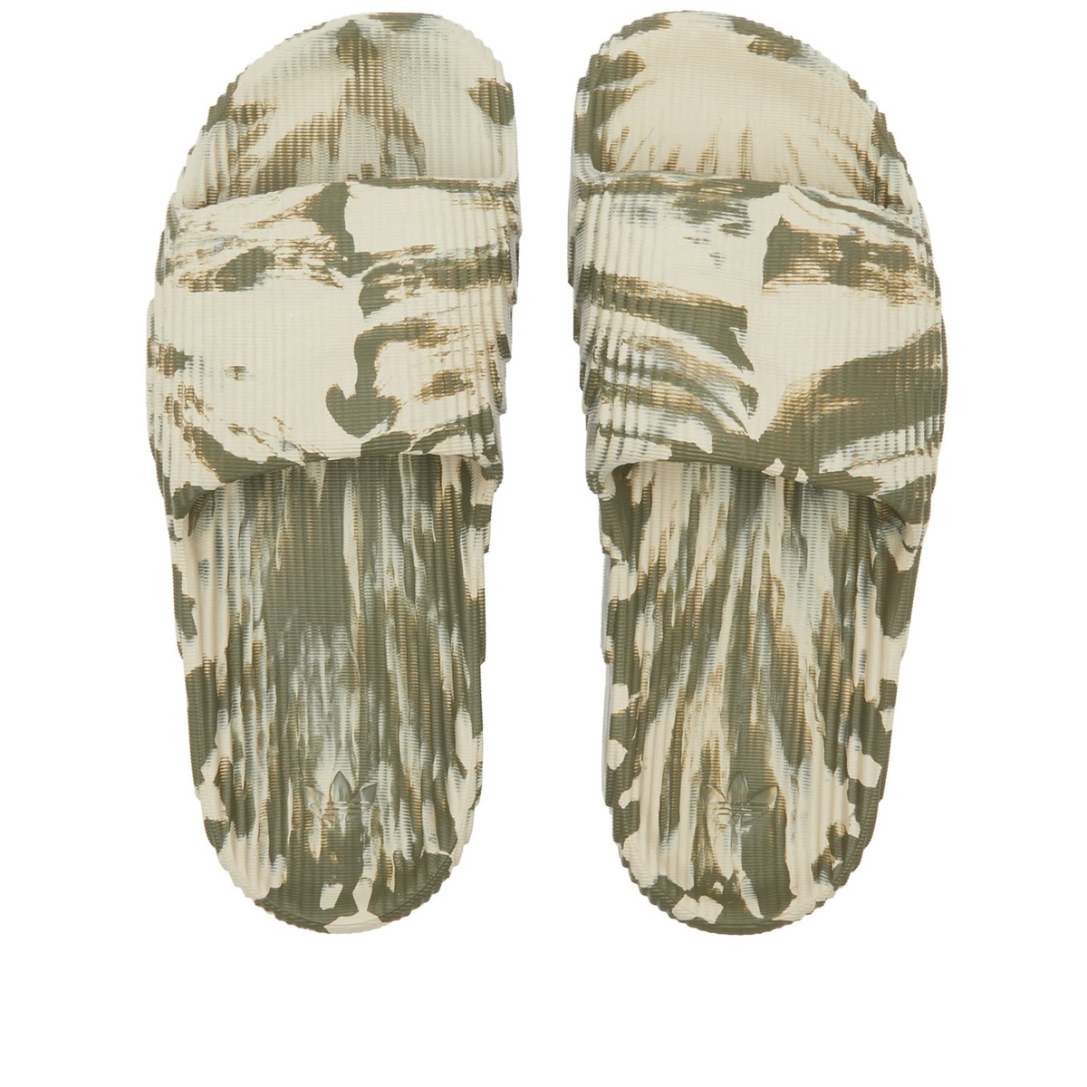 Adidas Adilette 22 in Beige/Olive/Core Black adidas