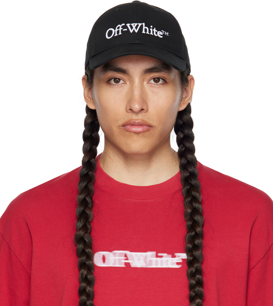 Off-White Black Bookish Baseball Cap Off-White