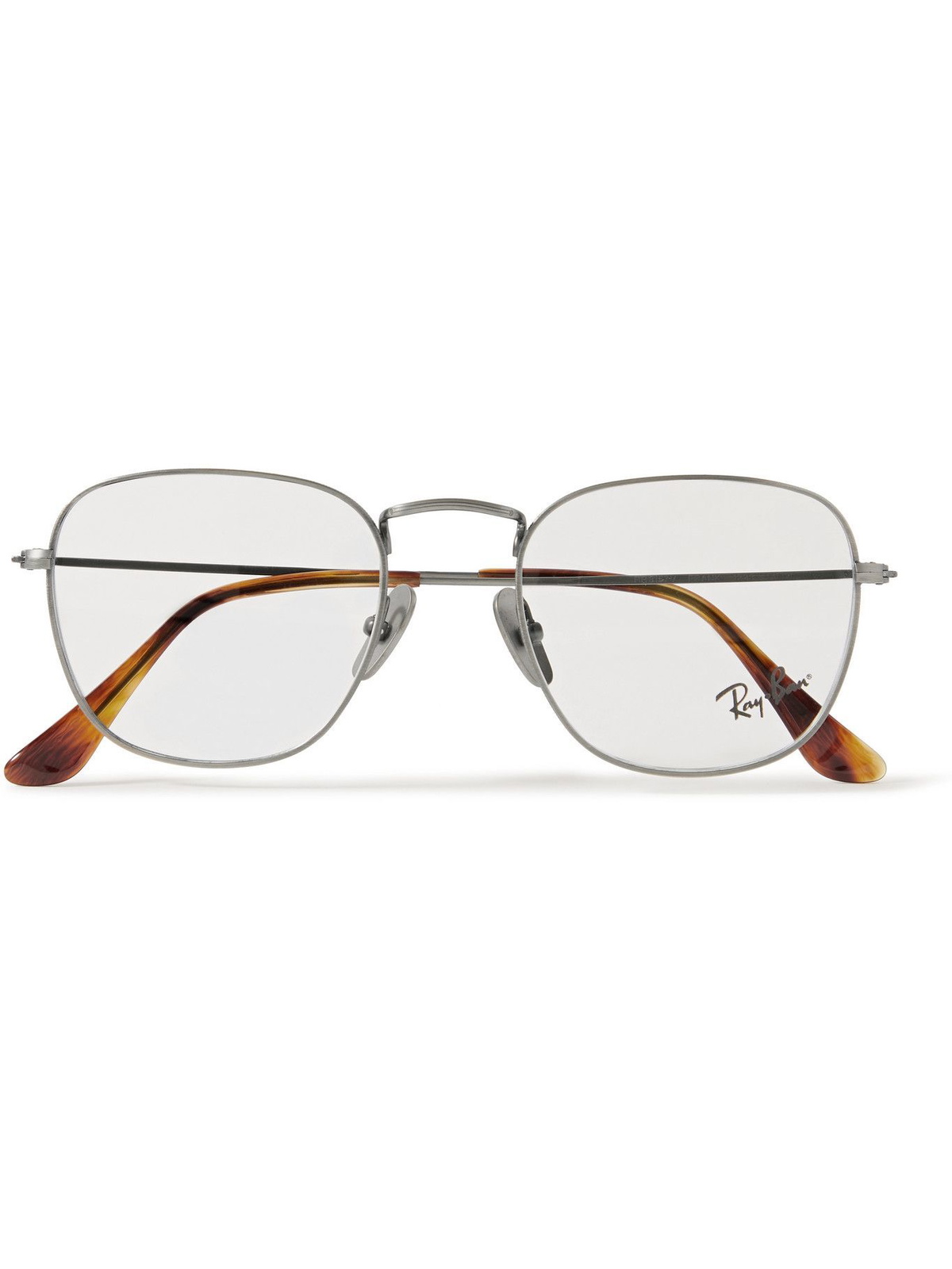 RAY-BAN - Round-Frame Gold-Tone Titanium Optical Glasses