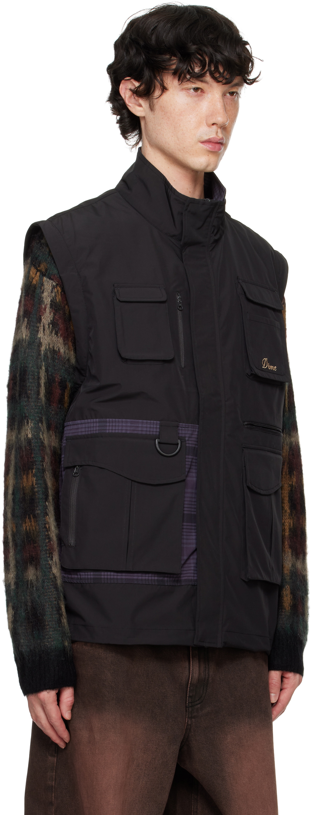 Dime Black Fishing Zip-Off Jacket Dime