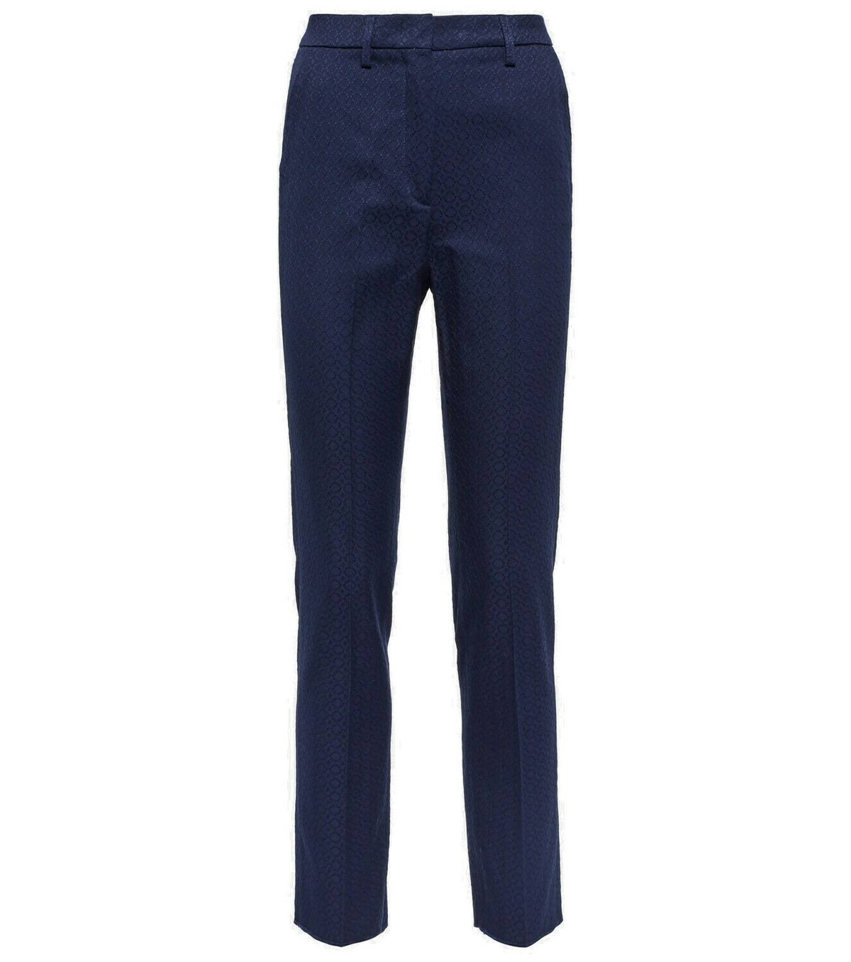 Etro High-rise cotton slim pants Etro